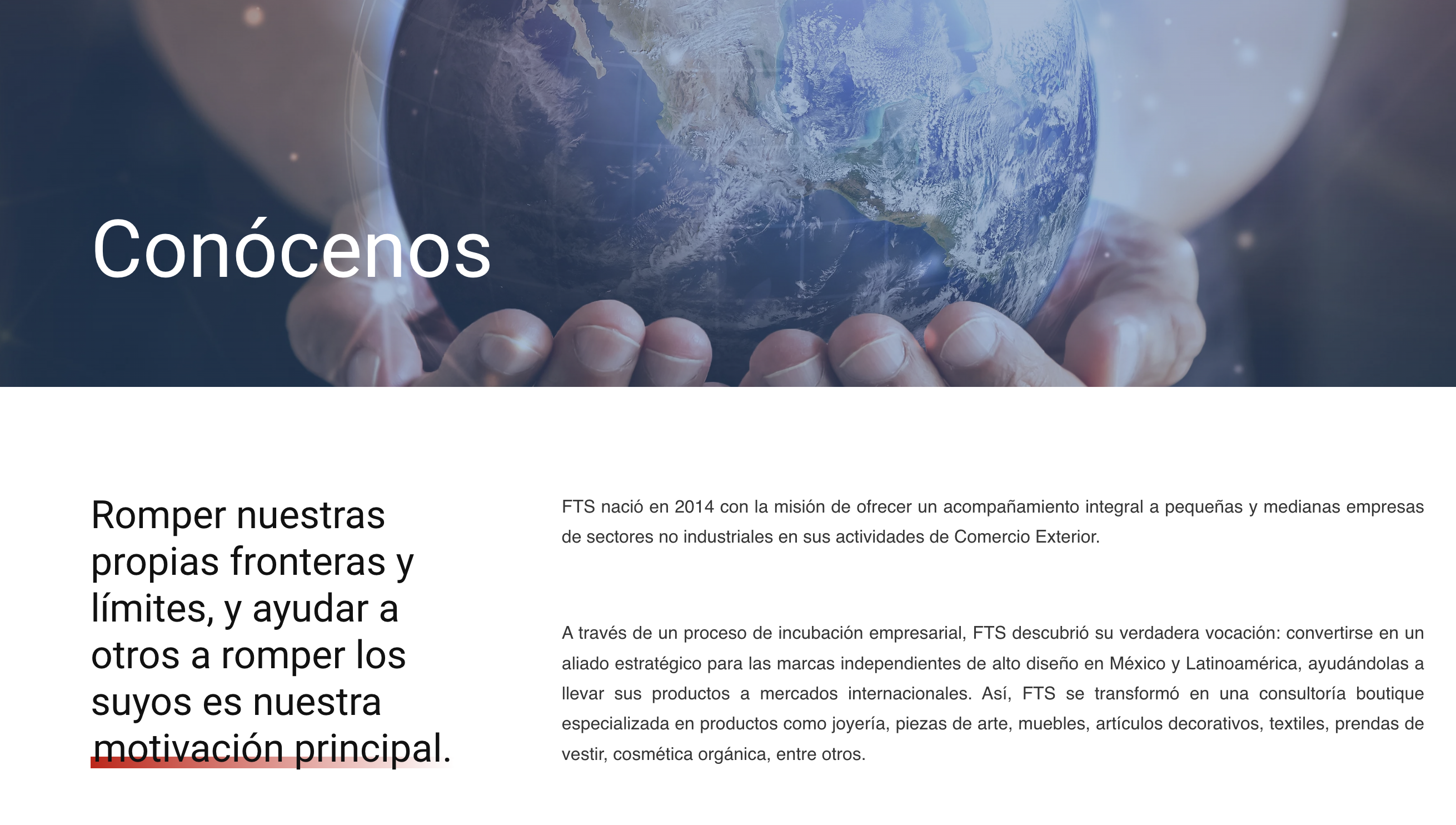 Conócenos
